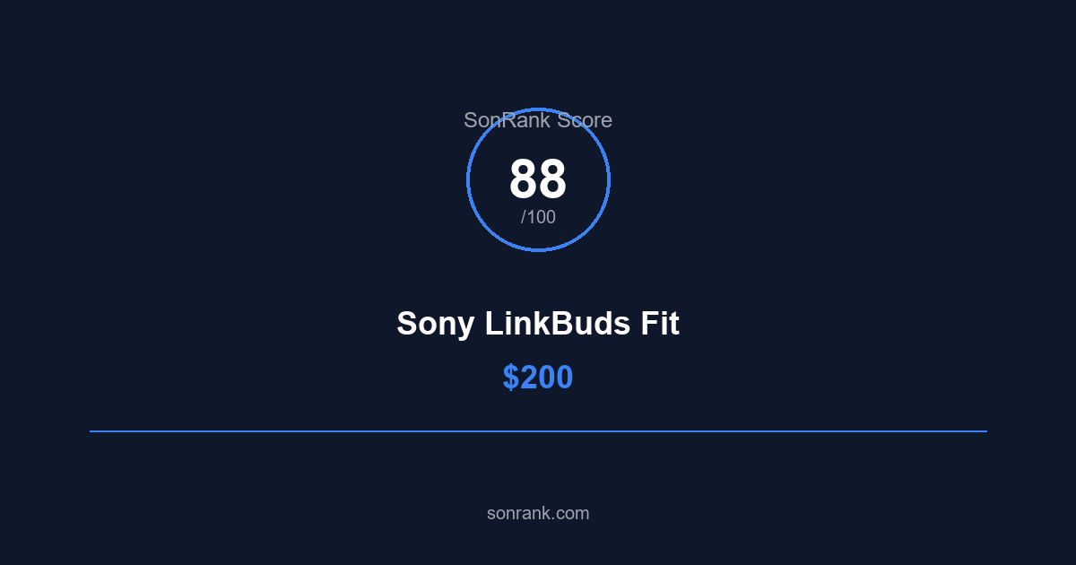 Sony LinkBuds Fit Review | SonRank Score 73/100 | SonRank